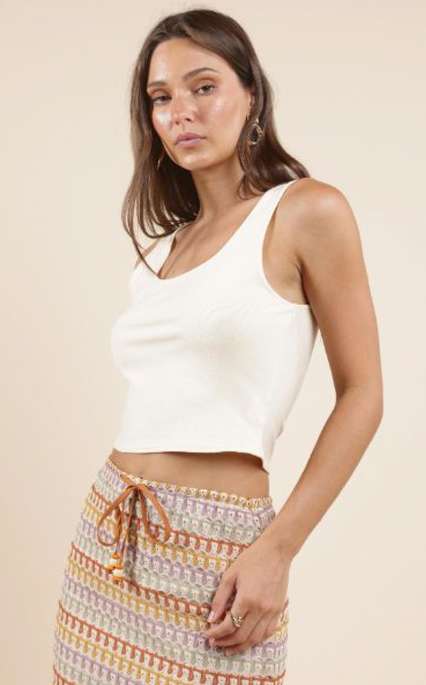 On My Mind Easy Crop Tank – Libby Story