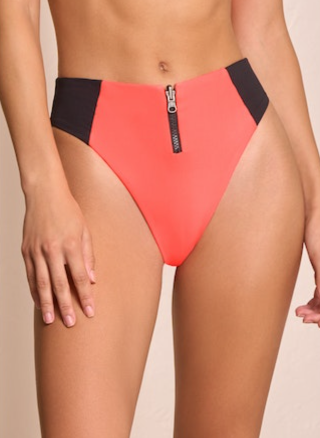 Maaji Fire Mimmi High Rise/High Leg Bikini Bottom – Libby Story